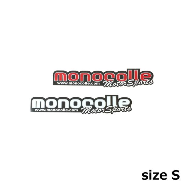 monocolle モノコレ オリジナル ステッカーサイズ : 横 70mm × 15mmカラー : レッド/ホワイト品切れの場合は納期に時間がかかる場合がございます。レーシングスーツ ドレスアップ ワッペン エンブレム monocolle...