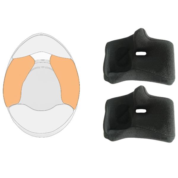SCHUBERTH OPTION PART Cheek PadsSCHUBERTH SK1チークパッドの交換はヘルメットのフィット感を向上させるのに最適な方法です。取り外し可能なチークパッドを適正なサイズに変更する事でヘルメットのフィット感...