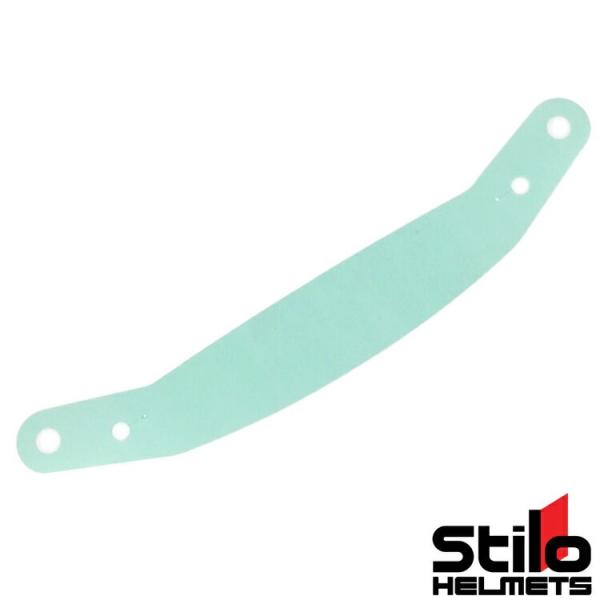 STILO HELMET PARTSスティーロ ヘルメット パーツ透明度もしっかり確保されているので視界の妨げになりません。シート：1枚組内容数：5枚入りカラー：クリアー　※製品にはグリーンの保護フィルムが貼ってあります。適合モデル：STI...