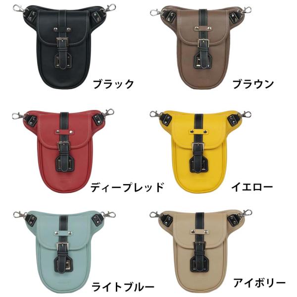 ・メーカー名：株式会社大久保製作所 maruto(マルト)・ブランド名：AMBOOT(アンブート)・品番：AB-LG01・品名：バイク用 レッグバッグ・カラー：ブラック、ブラウン、アイボリー、ライトブルー、ディープレッド、イエロー・材質：生...