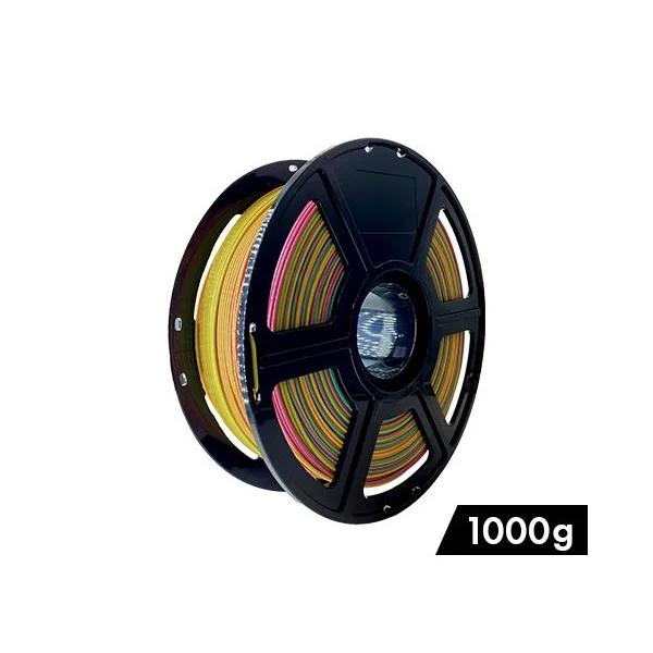 商品名：FLASHFORGE フィラメント PLA 1000g レインボー イリディセントフィラメント長：約350mフィラメント重：1000gプリント速度：60-90mm/s推奨積層：0.1-0.2mmプリント温度：190-220℃プラット...