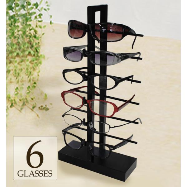【当店オリジナル】どこにも売っていない!!オブジェのような魅せるメガネスタンド☆ コレ１つで6本メガネがかけられます☆はずしてそのまま掛けられる、オシャレなメガネスタンドです★スタイリッシュなフォルムはオブジェとしてもオシャレに演出します♪...