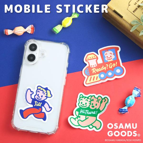 【 オサムグッズ OSAMU GOODS 原田治 ジャック ジル 男の子 女の子 ドッグ キャット 犬 猫 イラスト レトロ 80年代 90年代 レトロカワイイ 平成 昭和  人気 人気キャラクター キャラクター グッズ 雑貨 小物 モバイ...