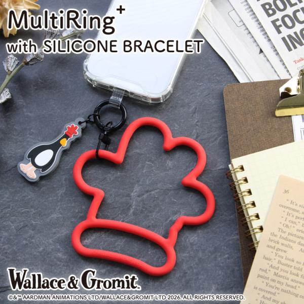 【 ウォレスとグルミット Wallace＆Gromit ウォレス グルミット フェザーマッグロウ ペンギン ぺんぎん ミトン ミトン型 大人女子 大人可愛い ゆるかわ レッド 赤 海外 ウォレスとグルミットグッズ 海外アニメ 海外キャラクタ...