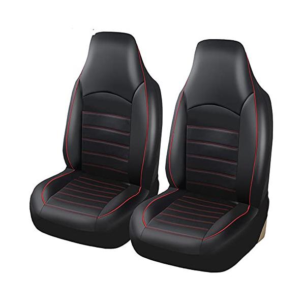 「商品情報」「主な仕様」【商品仕様】ユニバーサル仕様のシートカバー前席用2席セット サイズ：94cm×51cm×57cm 重量：1kg 素材：PUレザー軽自動車や普通車のフロント座席用の汎用シートカバーです。少し汚れて気になっていたシートも...