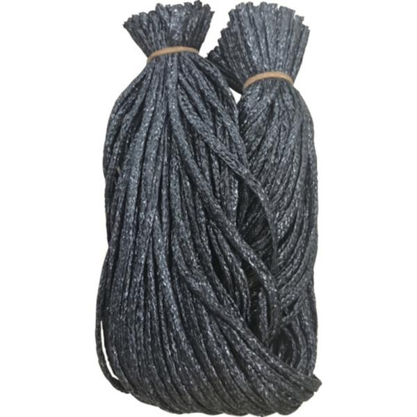 ●ポリエチレン製なので、耐候性・耐水性に優れています。●縛りやすい組紐タイプです。●シート同士の連結やシート張りなど。●色：ブラック●長さ(m)：0.6●標準幅(mm)：6●60cmカット・100本袋入り●ポリエチレン(PE)