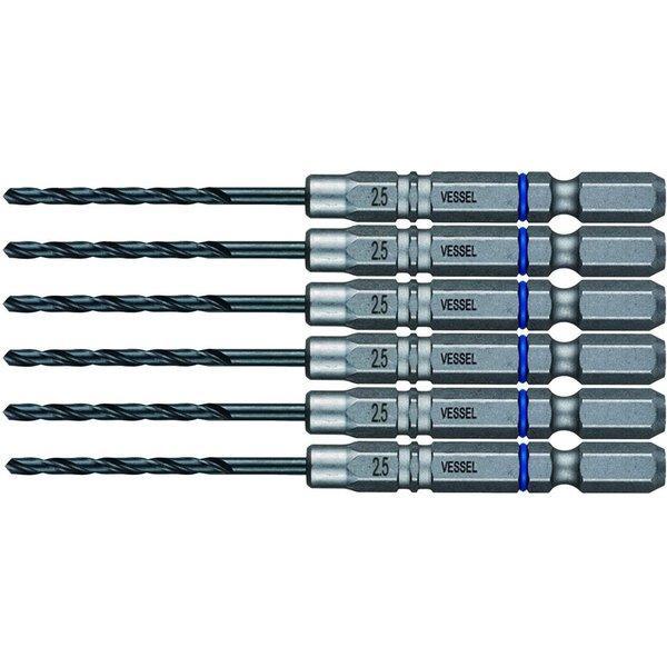 【商品仕様】刃先部:高硬度HSS(ハイス鋼) 本体:特殊鋼 クッションリング:青 日本製高硬度HSS(ハイス鋼)で鋭い切れ味が持続鉄・軽金属・合成樹脂・木材などの各種穴あけ、タップ用穴あけに振れやガタを低減するクッションリング効果溝加工した...