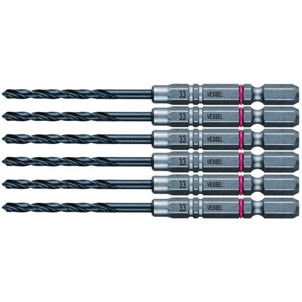 【商品仕様】刃先部:高硬度HSS(ハイス鋼) 本体:特殊鋼 クッションリング:青 日本製高硬度HSS(ハイス鋼)で鋭い切れ味が持続鉄・軽金属・合成樹脂・木材などの各種穴あけ、タップ用穴あけに振れやガタを低減するクッションリング効果溝加工した...