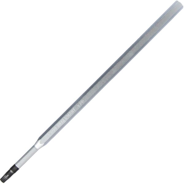 ●トルクスネジ用の差し替え軸です。●高速化する工作機械のチップの取り替えに採用されています。●豊富なサイズの品そろえでさまざまなねじに対応します。●トルクドライバー用軸。●刃先：T20●軸長(mm)：34●全長(mm)：170