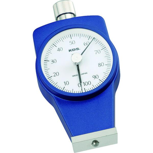 ●押針を測定物から離すと指針が０（ゼロ）へと戻ります。●準拠規格はJIS K 6253(タイプE)です。●軟質ゴム（消しゴム、低硬さエラストマーなど）、発泡スチロールの軟らかい材質用。●測定値の最大値を保持する置針型。●スプリング荷重値(m...