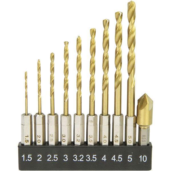 【特長】鉄工ドリル・フリーサイズドリルのセット。フリードリルは穴あけ後のバリ取り・皿取り作業に。刃先にはシンニング加工を施している為、材料への食いつきが良くすべりにくい。刃先にはシンニング加工を施している為、材料への食いつきが良くすべりにく...