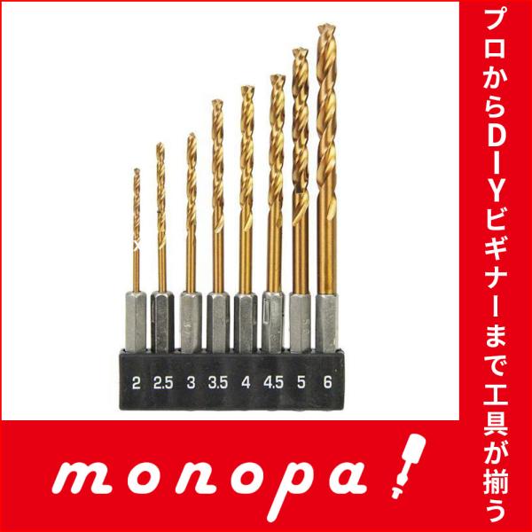 穴あけスピード約3倍(当社比)、鉄・ステンレス鋼等の穴あけに最適【用途】鉄・ステンレス・アルミ・木材・樹脂への穴あけ【特長】・独自の刃先形状により切削抵抗が軽減(3.8mm以下のサイズは通常刃先)・中心と外周の2箇所で切削を行うので穴あけス...