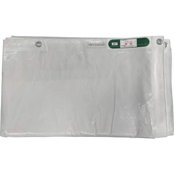 ●ポリエステル糸に塩ビコーティングを施した防炎シートです。●消防法施行令の防炎テスト基準に合格しています。●建築現場、野積み、目隠しシートなど。●色：ホワイト●幅(m)：3.6●長さ(m)：5.4●厚さ(mm)：0.25●ハトメ数(個)：4...