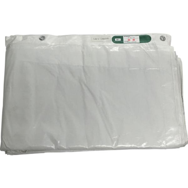 ●ポリエステル糸に塩ビコーティングを施した防炎シートです。●消防法施行令の防炎テスト基準に合格しています。●建築現場、野積み、目隠しシートなど。●色：ホワイト●幅(m)：5.4●長さ(m)：7.2●厚さ(mm)：0.25●ハトメ数(個)：5...