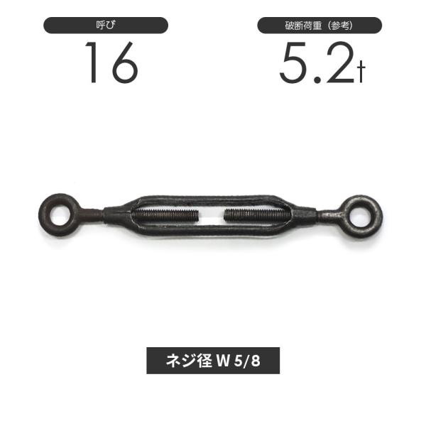 呼び16 ネジ径W5/8