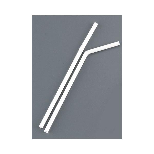 水野産業 フレックスストロー 裸(500本入) 白