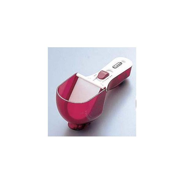 DALLA PIAZZA ダラピアッツア 計量スプーン ニュースクープ PCクリスタル L M220PC-ru レッド×ホワイト