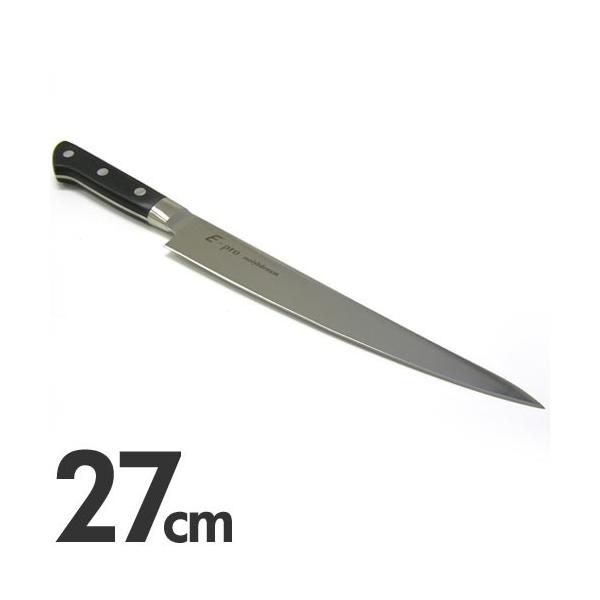 EBM E-PRO モリブデン 筋引庖丁 27cm ブラック