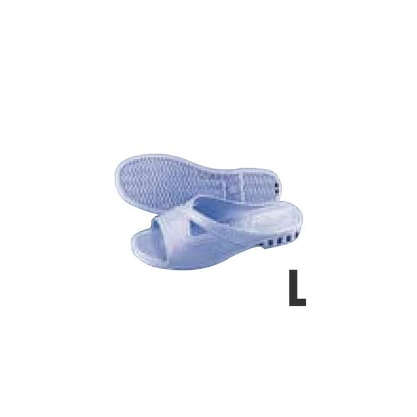 抗菌衛生 婦人サンダル カナリヤ No.110 L 水色