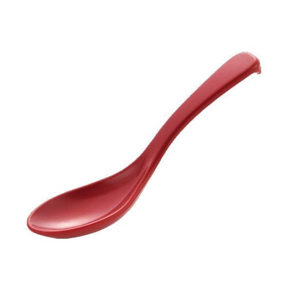 国際化工 マルケイ  ユニレンゲ 小 朱 L6 R メラミン食器 メラミンウェア■サイズ(mm)：142mm/ヘッド:幅38×長さ60■重量：19ｇ■材質:メラミン樹脂*女性やお子様が使いやすい小さめのタイプです。
