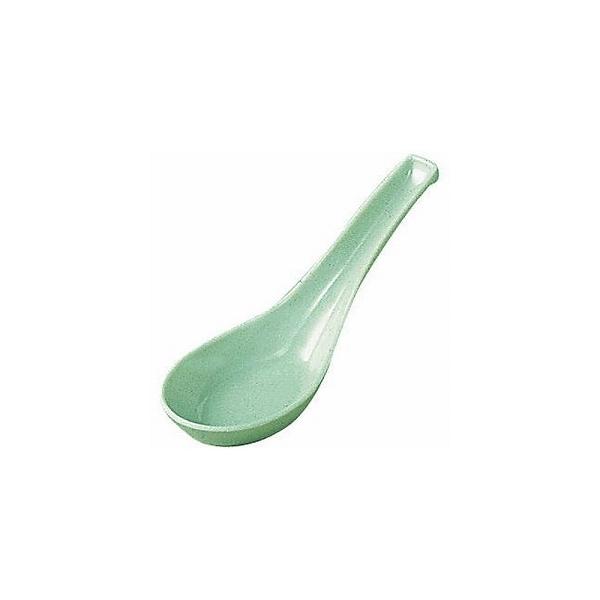 エンテック　メラミン食器　メラミン　レンゲ　小　C-75　青磁