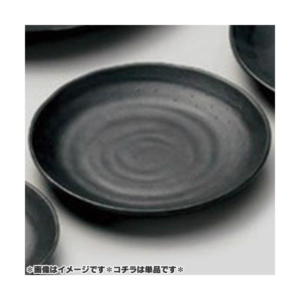 ■マイン　メラミン食器　メラミンウェア　丸皿　径15cm　黒　M11-127　： 食器　メラミン食器　樹脂製食器　ブラック
