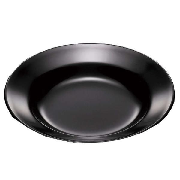 国際化工 マルケイ 8吋スープ皿 黒 E9 B メラミン食器■サイズ(mm)：208×32h■容量：560ml■材質:メラミン樹脂