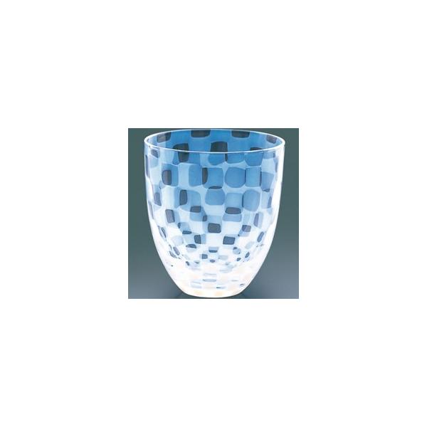 廣田硝子　大正浪漫　タンブラー　市松　230ml　TR-29-1