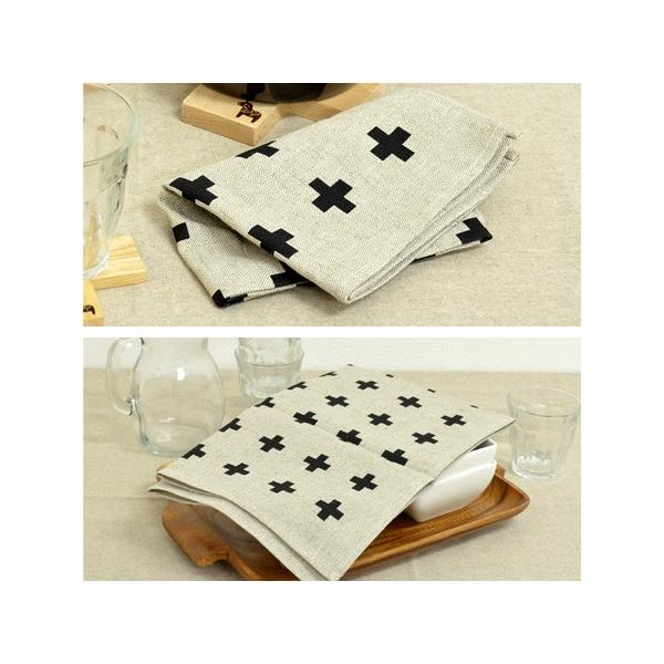 送料無料！キッチンタオル　テーブルクロス　CROSS【smtb-k】【w3】【メール便対応専用】