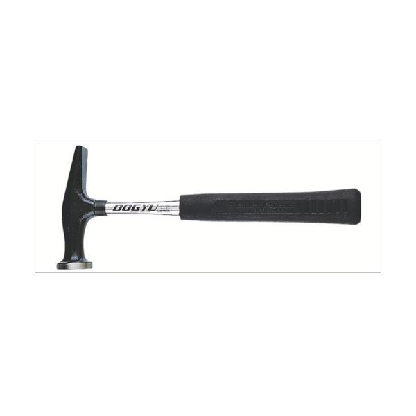 特徴　パイプ柄使用で強靭です。　ダクト工事・板金用に最適です。　仕様　頭径(mm)：37　頭長(mm)：128　全長(mm)：315　持ち手：グリップ付　　材質／仕上　頭部：炭素鋼　柄：焼き入れパイプ　　