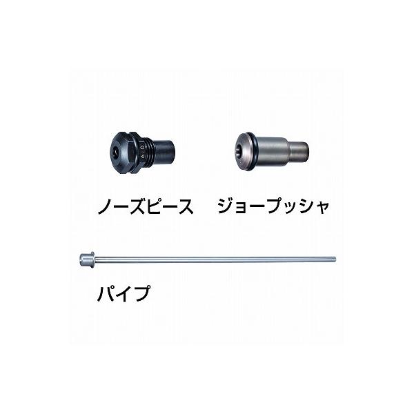 マキタ充電式リベッタ用の付属セット品です。ノーズピース・ジョープッシャー・パイプのセットになります。適用製品：RV150D・RV250D