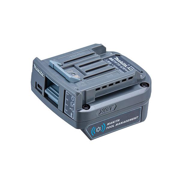 充電式インパクトドライバTD002Gをスマホアプリで自分好みに最適設定「打撃モード4段」「楽らく6モード」の各モードと「LEDライト」をカスタマイズ可能※通信アダプタは設定時のみ装着　アプリで設定した内容を本機に登録します適応製品：TD002G