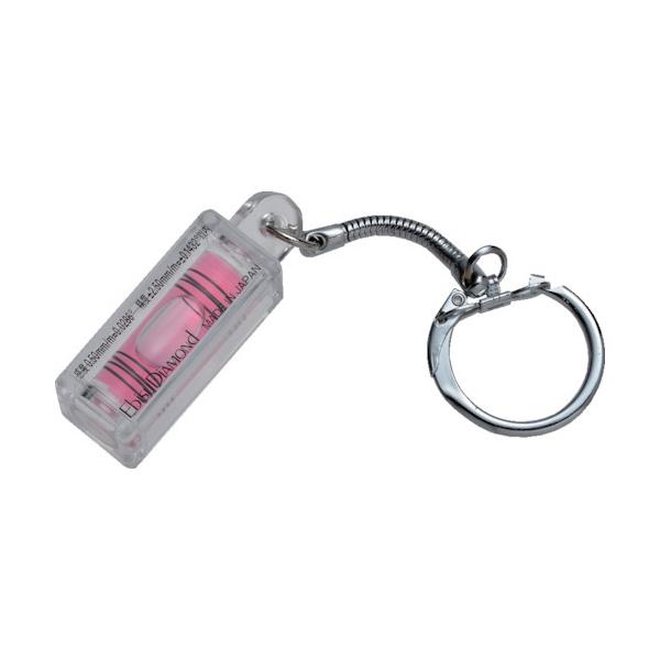 キーホルダー付で鍵を付けて測定出来ます。小さくて携帯に便利です。