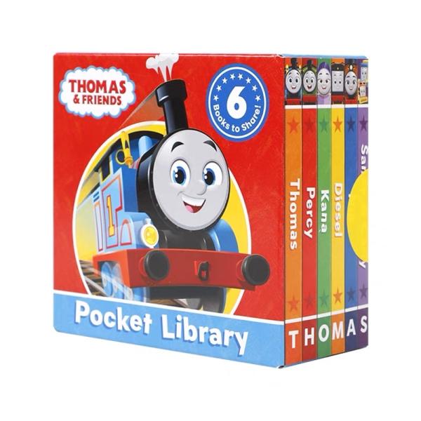 【発売日：2024年04月03日】Thomas &amp; Friends 小箱6冊いり　ポケット本総ページ数：60ページ総重量：260gサイズ：96mm x 93mm x 47mm対象年齢：2〜6歳表紙：ボードブック注意■全国送料無料■海...