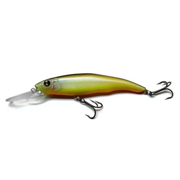 ■カラー：BPB Chartreuse Smelt■サイズ： 95mm/：11.2g/潜行深度：2.1ｍ（１６ポンドフロロカーボンでスローリトリーブ）■ルアータイプ：ミドルダイビングジャークベイト（スローフローティング）■フック：イチカワフ...