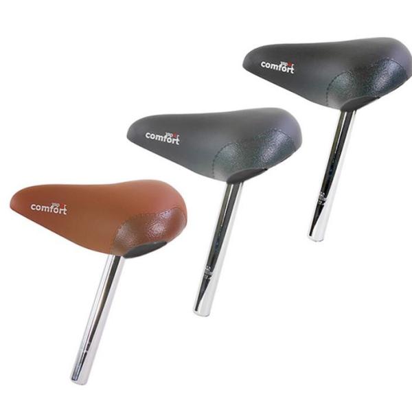 ・素材：樹脂/スチール・重量：850g・サイズ：前後 250mm x 幅 210mm x 厚さ 85mm　ポスト径 ： φ 25.4mm x 250mm・664サドルのベーススプリングをはぶきシートポストを直接装備することにより高さが4〜5...