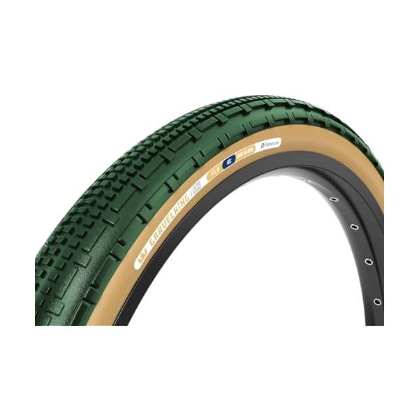 パナレーサー グラベルキング SK 700×40C チューブレスレディ  ブリティッシュレーシンググリーン/茶 F740-GKSK-BRG-D2