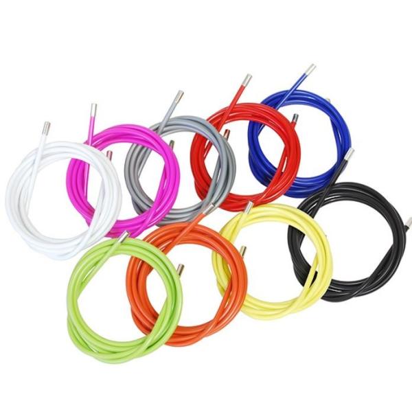 ・付属品：アウターキャップ：4個・サイズ：φ5mm x 1800mm・ライナー入り3重構造のブレーキ用アウターケーブル・豊富なカラーでスポーツ車のドレスアップに最適※LY-166UDシフト用アウターケーブルとは色味が異なります。