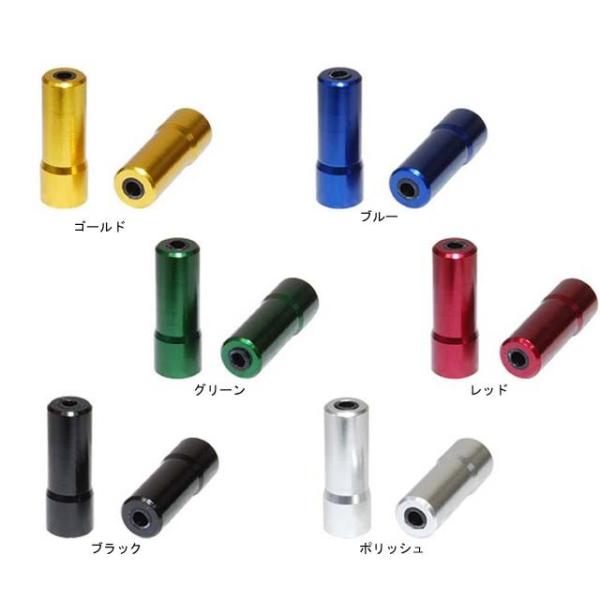 ・素材：アルミニウム・サイズ：φ5mm x 17.5mm・アルミ製ブレーキ用アウターキャップ・必要な分だけ使う時に便利※1セット 3個入り