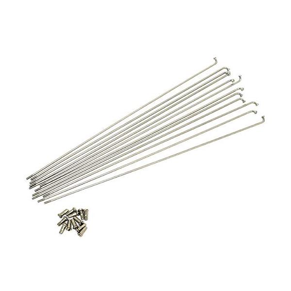 GRK #12ステンレススポーク（12本）真鍮ニップル付 #12*297-STN スポーク