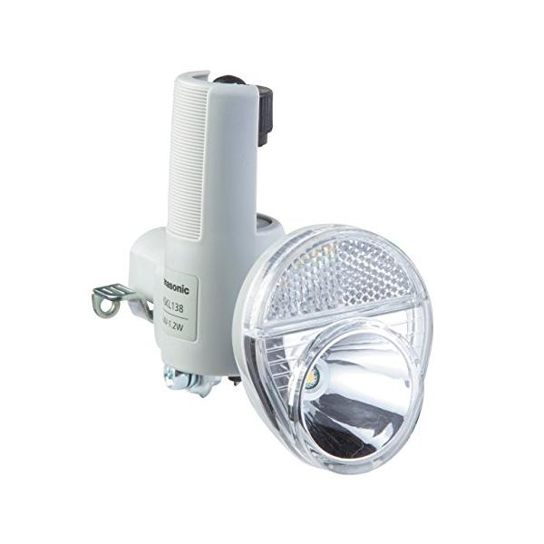 パナソニック(Panasonic) LED発電ランプ [NSKL138-N] グレー ワイドLED NSKL138-N自転車