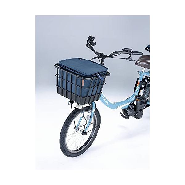 川住製作所 自転車 プレミアム2段式インナーカバー フロントタイプ KW-850NV ネイビー