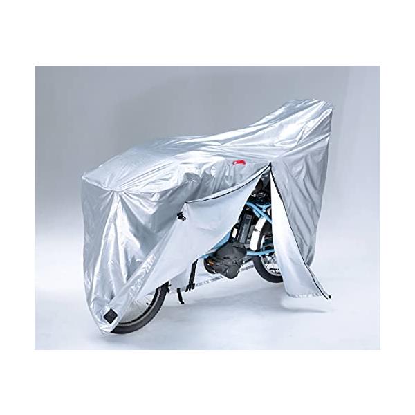 川住製作所 風飛び防止サイクルカバーハイバック対応 KW-379AS/SL-3 シルバー