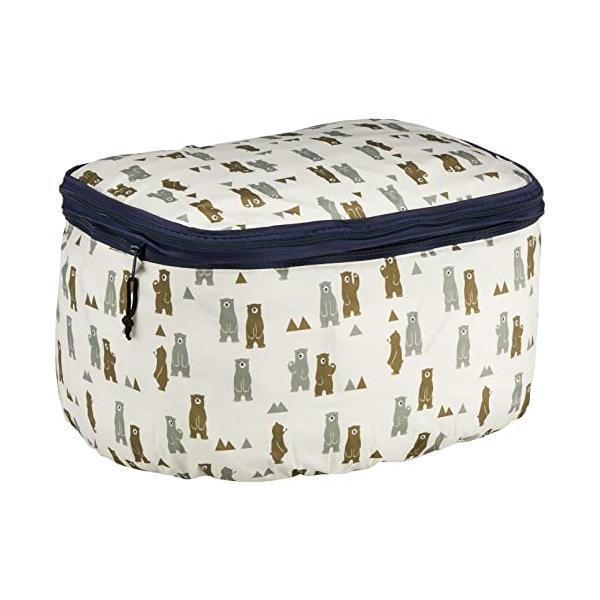 川住製作所（kawasumi） ２段式前カゴカバーＮＥＴ−１０１Ｊ　ブラウンベア