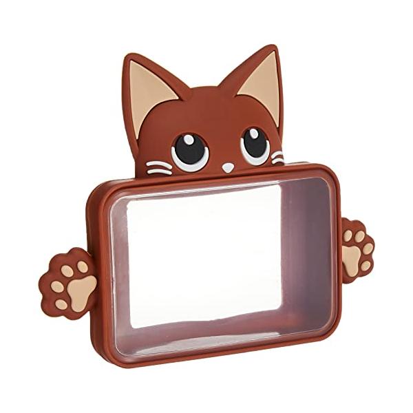 ラキア アシスト自転車用スイッチカバー ネコ ブラウン