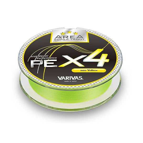 バリバス(VARIVAS) スーパートラウトエリア PE X4 75m ネオイエロー 0.3号