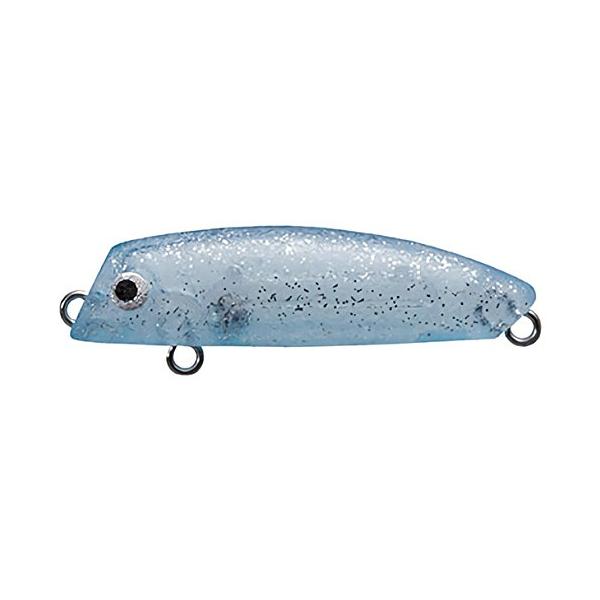 タックルハウス ミノー ショアーズ オルガリップレス 50mm 3.3g 3Dクリアブルー・ラメ #55 SOL50