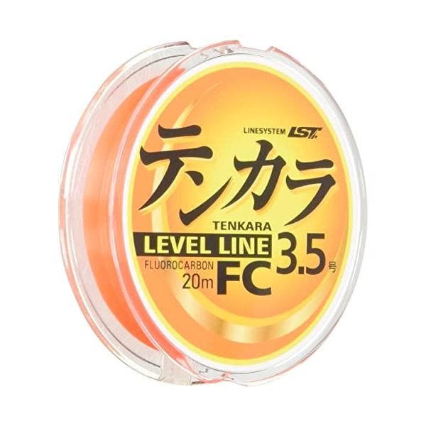 LINE SYSTEM(ラインシステム) テンカラライン テンカラ レベルライン FC 20m 2.5号 蛍光オレンジ L2125B