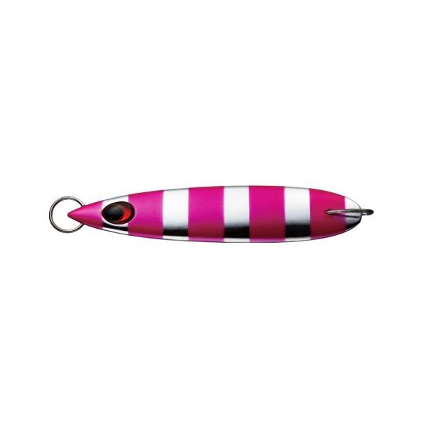 ■シルバーピンクゼブラ■入数:1本入り■自重:130g / 全長:11.5cm■対象魚:青物 / タチウオ / サワラ / マダイ / 根魚 等■ラージラウンドアイ / タテアイ搭載水切れの良さがさらにアップした新カプリス。厚みのバランス、...