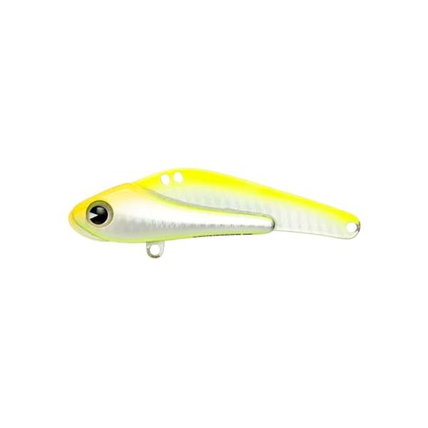 ■全長: 73mm / 自重: 25g■カラー: #SD25-012 チャートシャイナー弐■タイプ:シンキング / 潜行レンジ: 100cm〜 / アクション: バイブレーション / 搭載アイ:「フロントアイ ダウンクロス・早巻き」「リアア...